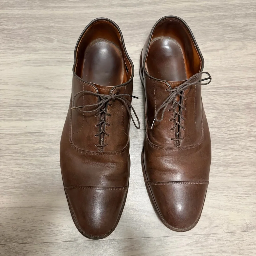 Allen Edmonds | Shoes | Allen Edmonds Cap Toe Dark Brown Park Avenue ...